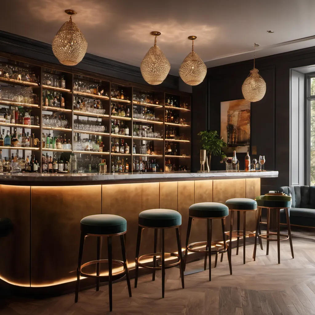 Unveiling the Opulence: The Enchantment of a Living Room Built-In Bar