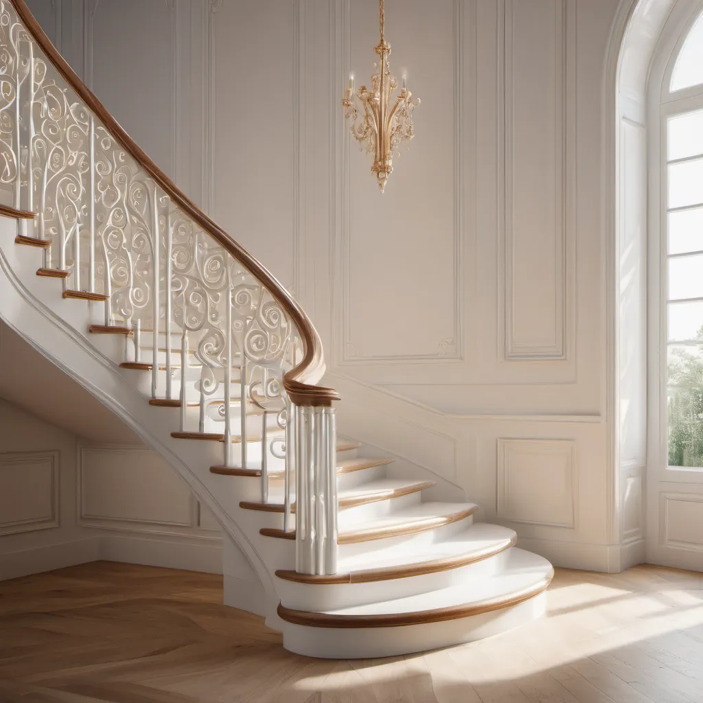 Unveiling the Timeless Elegance of White Wooden Handrails for Stairs