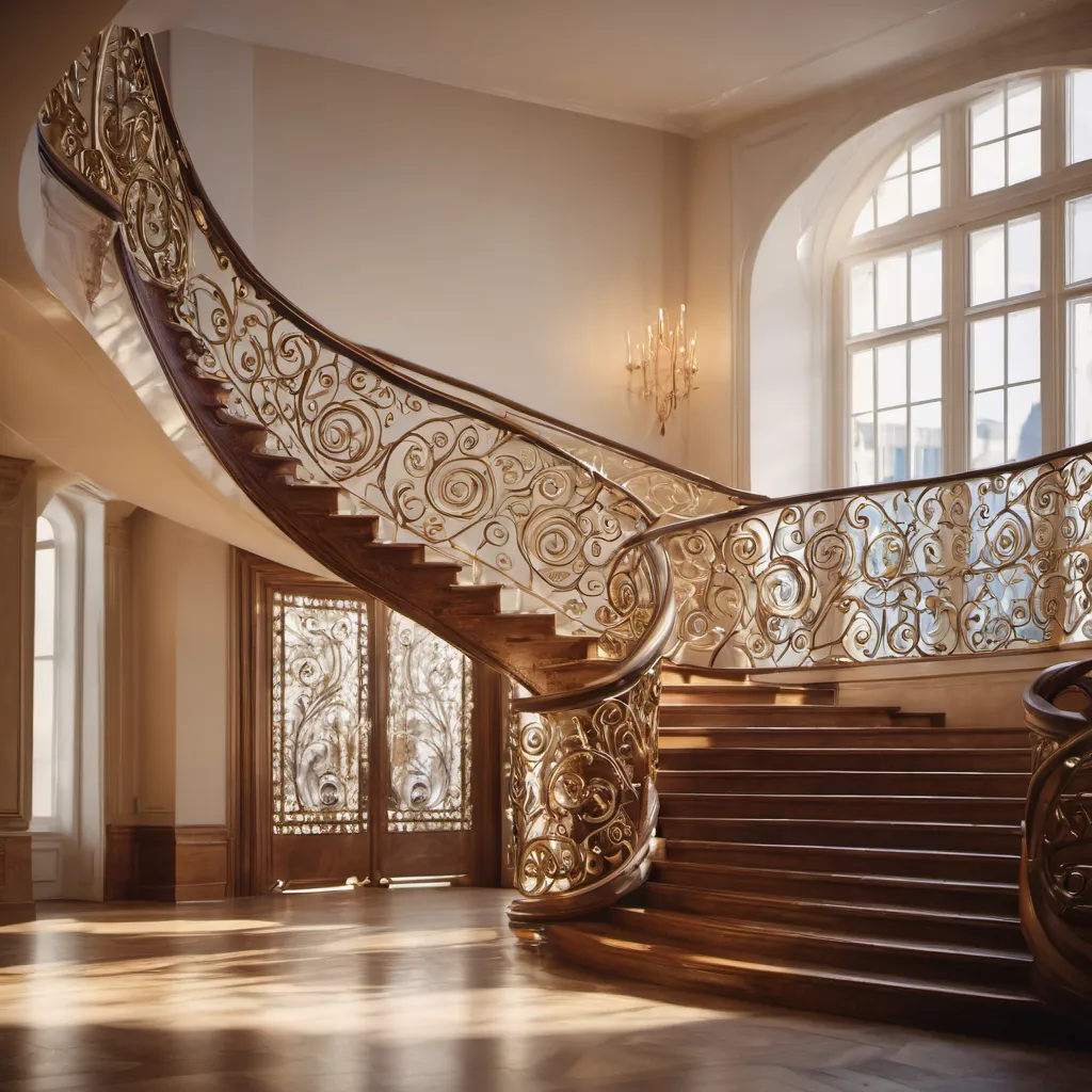 Elegance Unveiled: A Visual Journey into Stairs with Railings