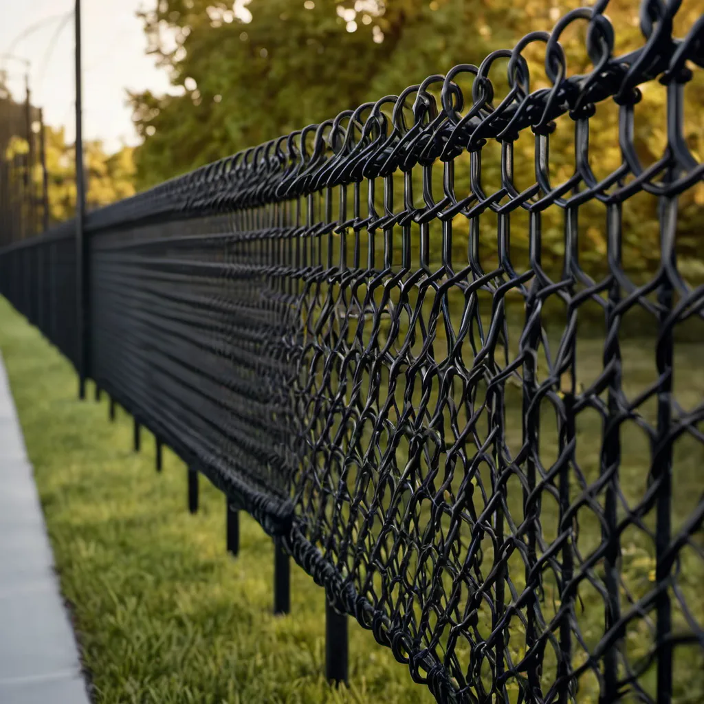 Exploring the Practical Applications of a 50-Foot Black Chain Link Fence