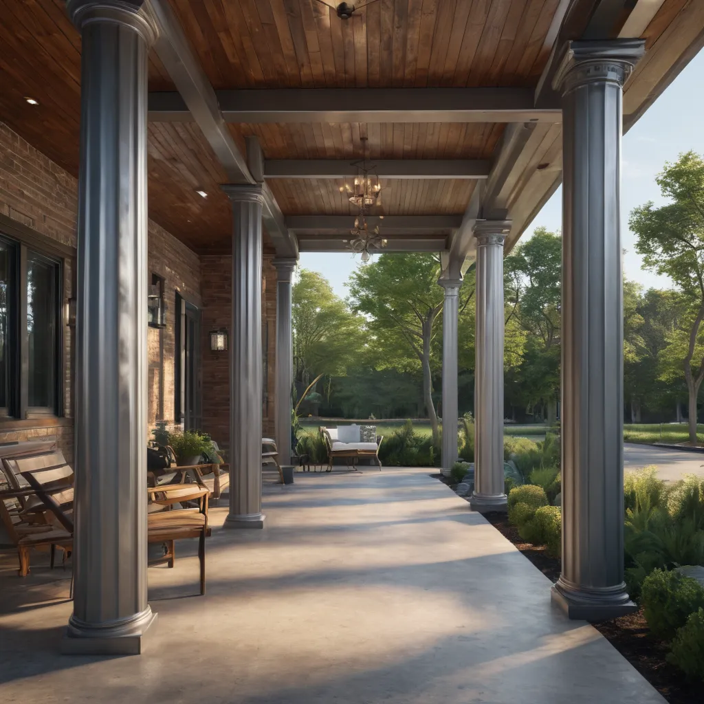 The Role of Steel Support Columns in Porch Design